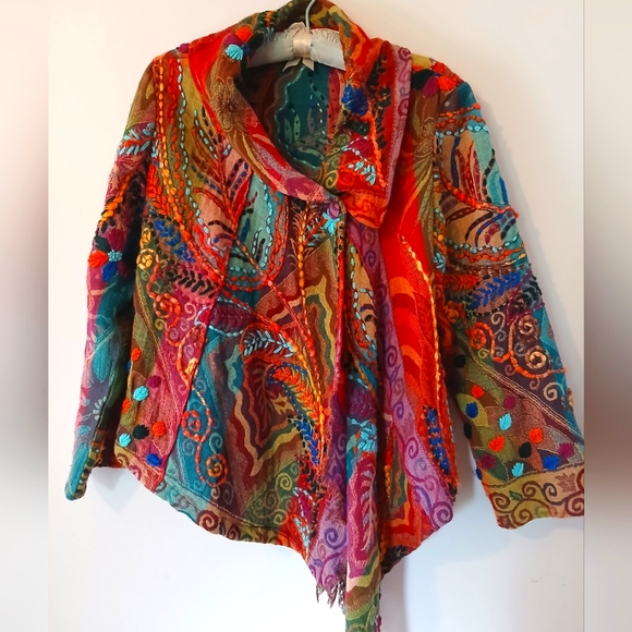Anu | Jackets & Coats | Anu Embroidered Jacket | Poshmark